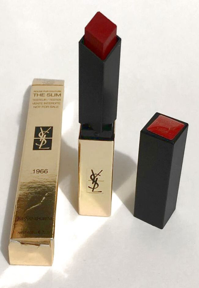 YSL The Slim Lipstick Rouge Pur Couture #1966 ROUGE LIBRE | eBay