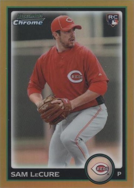 2010 Bowman Draft Picks & Prospects - Chrome Gold Refractor #BDP37 Sam ...