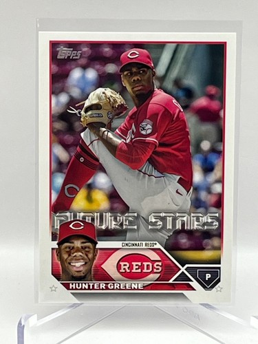 2023 Topps Series 1 Baseball Future Stars Card 155 Hunter Greene ...