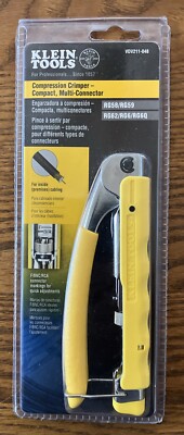Klein Tools Compression Crimper - VDV211-048 - Yellow BRAND NEW- READ ...