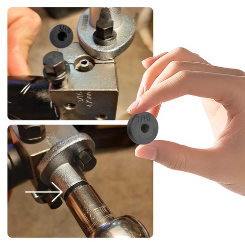 7PCS Double Flare Tool Adapters Set,Brake Line Flaring Tool to Connect ...