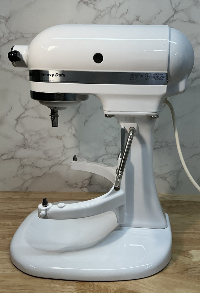 Vintage KitchenAid White Heavy Duty Model K5SS Lift Stand Mixer - Works ...