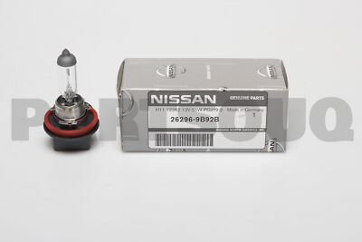 262969B92B Genuine Nissan BULB-FOG LAMP 26296-9B92B | eBay