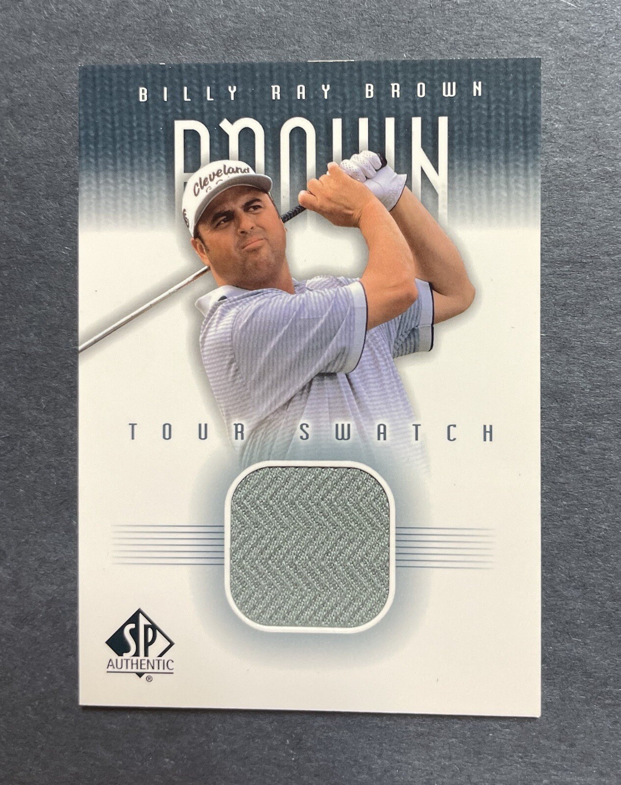 2001 SP Authentic Tour Swatch Billy Ray Brown #BB-TS | eBay