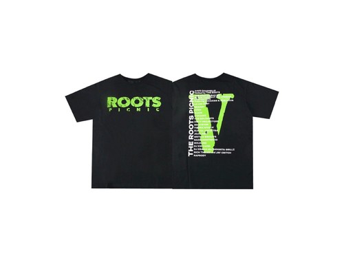 2025 VLONE Festival Limit Print Big V Round Neck Short Sleeve SIZE:S-XL ...
