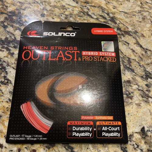 Solinco Outlast 17 & Pro Stacked 16 Hybrid System Tennis String Set | eBay