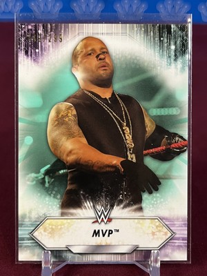 2021 Topps WWE MVP 119 Aqua Parallel #209/299 | eBay