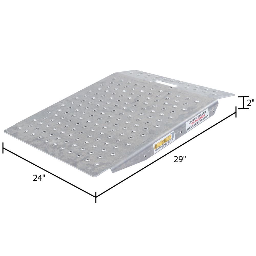Guardian SR-01-24-24-P-TS6 Shed Ramp with Punch Plate Surface | eBay