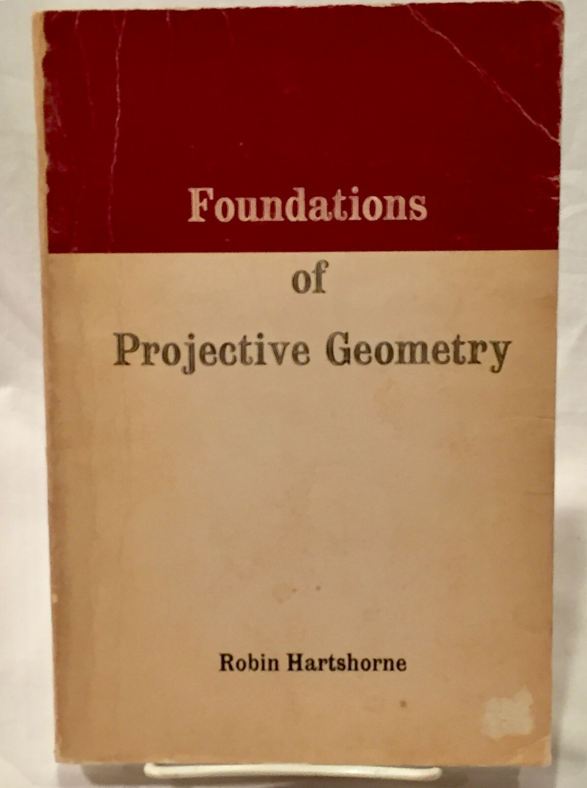 Foundations of Projective Geometry by Robin Hartshorne (1967 1st Ed. PB ...