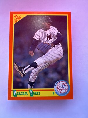 1990 Score baseball rookie and traded Lot Pascual Perez #5T | eBay