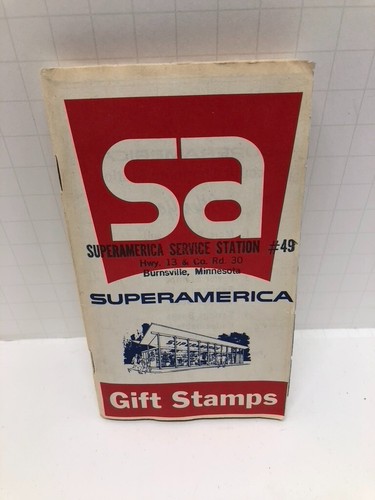 1960's-70s SUPERAMERICA Gas Station Gift Stamps 1 Book Full | eBay