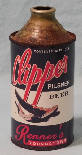 Renner's Clipper Pilsner Beer Cone Top Beer Can, Youngstown Ohio , Rare ...