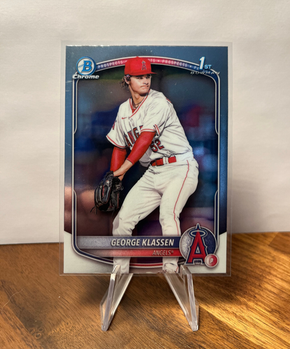 2025 Bowman George Klassen 1st Bowman Chrome Prospect #BCP-63 - Angels ...
