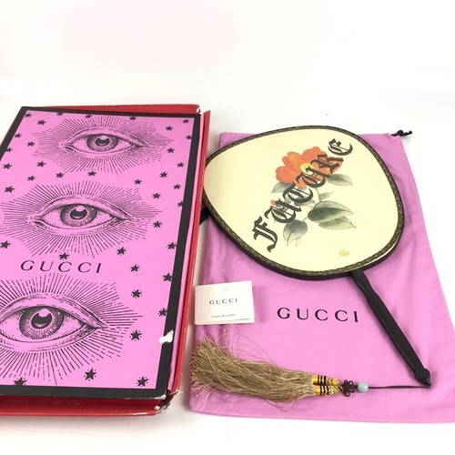 Gucci Bamboo Tassel Fan for Women Designer Handheld Fan | eBay