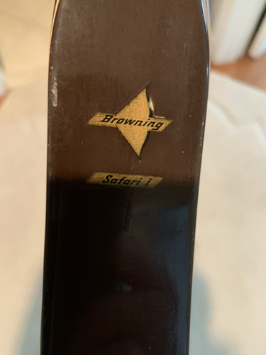 Browning Safari 1 Vintage Recurve Bow 54 inch 46 lb Nice | eBay