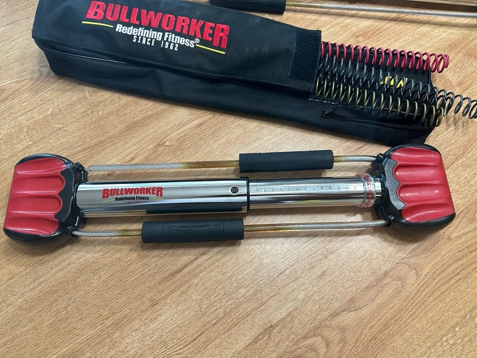 Bullworker Bow Classic Fitness Exerciser 36" & 21” Home Gym Set Springs ...