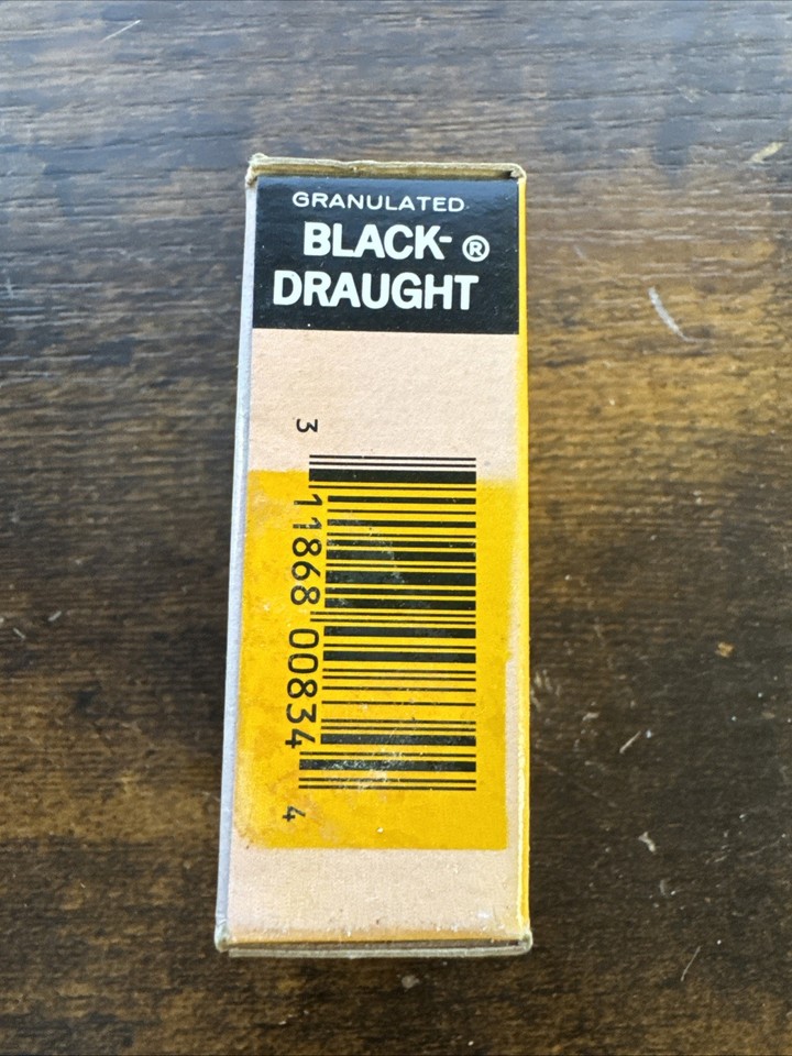M.A. Thedord & Co Black Draught Laxative Box Unopened Box Full Medicine ...