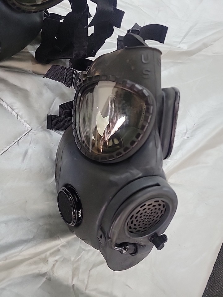 US Military M17 A2 Gas Mask NBC Respirator US S Vintage | eBay