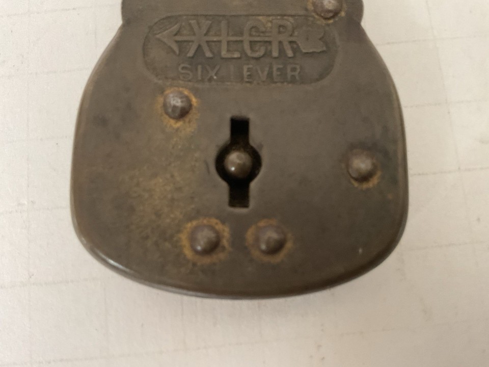 Vintage W. Bingham Co. XLCR Six Lever Padlock- No Key | eBay