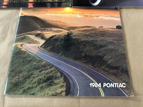 1983 1984 1985 Pontiac Car Auto Dealer Brochure ~ We Build Excitement ...