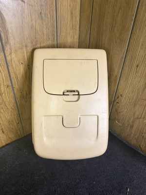 Ford F250 F350 Overhead console w-door 2008 2009 2010 Superduty SD Tan ...