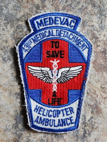 Vintage U.S. Army 431st Medical Detachment MEDEVAC Helicopter Ambulance ...