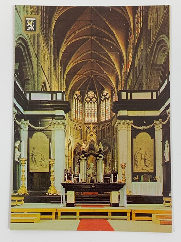 Interior of St. Bavon Cathedral Ghent Belgium Postcard Unposted | eBay