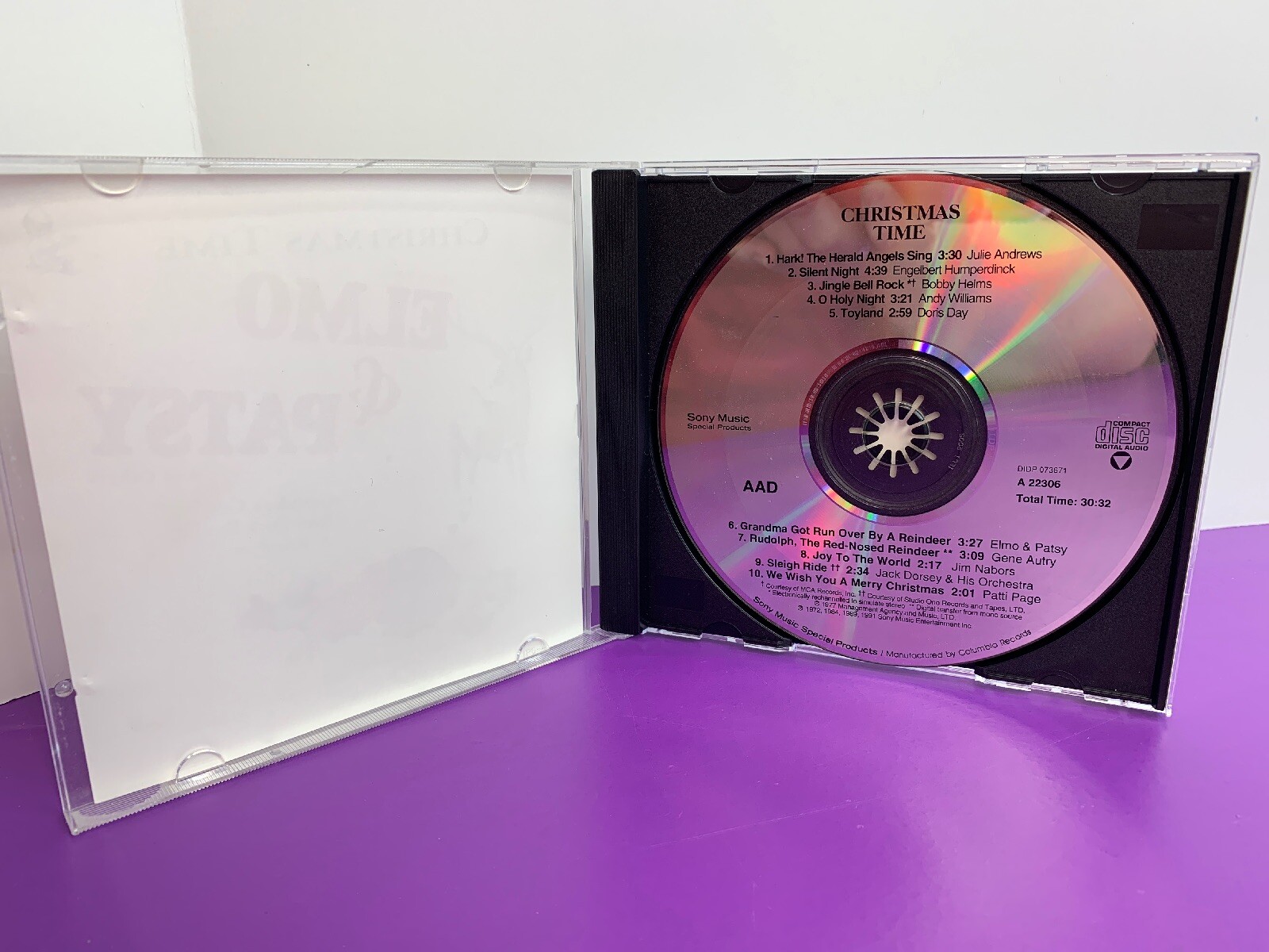 Christmas Time Elmo & Patsy CD Sony Music 1991 Grandma Run Over ...