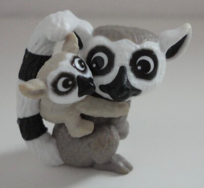 Kinder Surprise Egg LEMUR Mom & Baby Animal Figure Toy | eBay