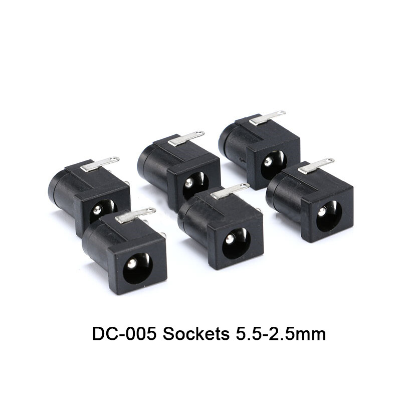 DC Power Male Plug Female Socket Barrel Jack Adapter Connector PCB ...