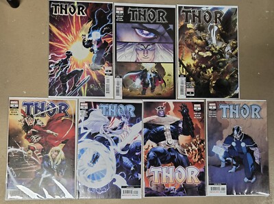 THOR #1 - 7 • Cates • Marvel Comics Lot Of 7 | eBay