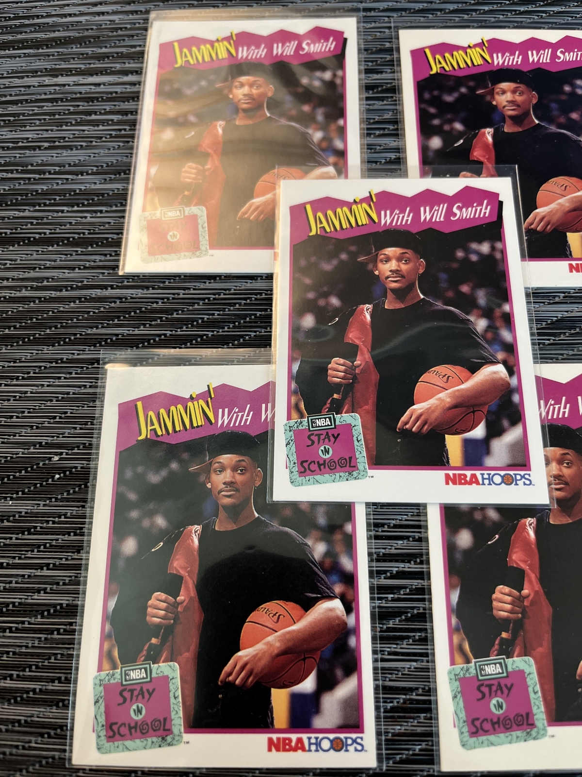 1991 NBA Hoops Jammin’ with Will Smith Rookie Cards #325 Lot Of 5 | eBay