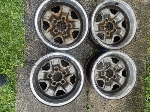 Chrysler Valiant Charger W23 6.5 Inch Sports Rims x4 With Dress Rims x4 ...
