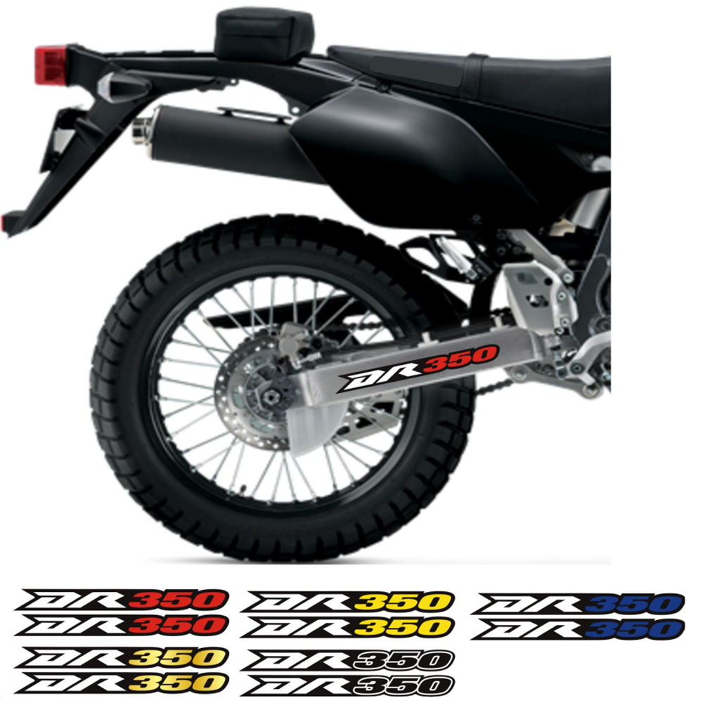 Swingarm Stickers Air Box Tank Decals Reflection For SUZUKI DR350 DR ...