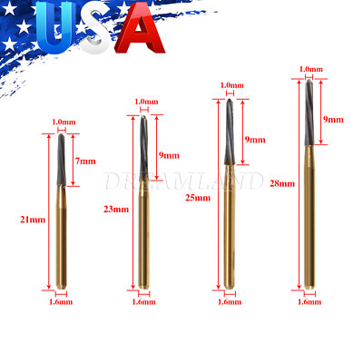 5pcs Dental Surgical Endo-Z Bur Carbide Tungsten Finishing cutter FG ...