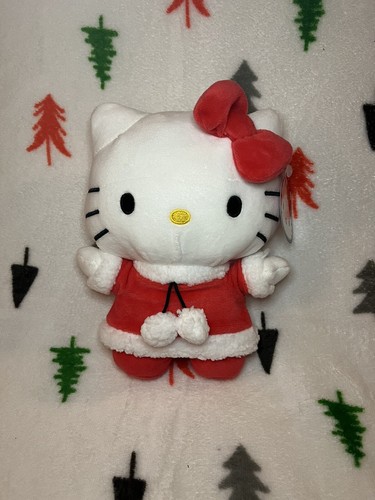 Hello Kitty Christmas Santa Claus Plus 8" Stuffed Animal By Sanrio 2022 ...