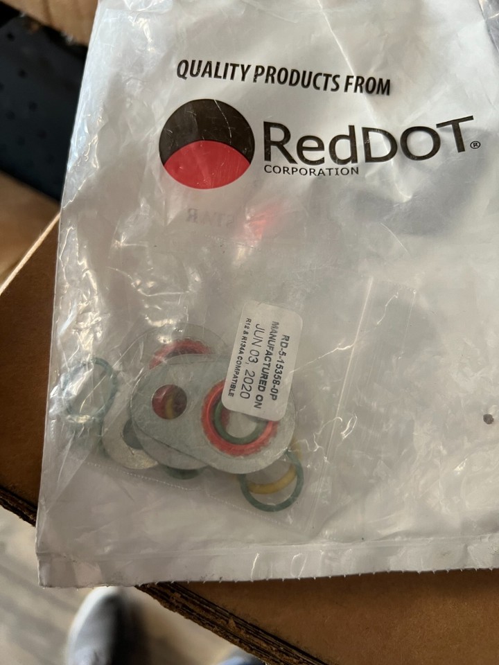 GENUINE NEW REDDOT AC ORING GASKET KIT FOR INTERNATIONAL 70R5506 / RD-5 ...
