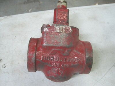 New Old Stock Nordstrom 1-1/2" Threaded Plug Valve Fig. B142, 200 CWP ...