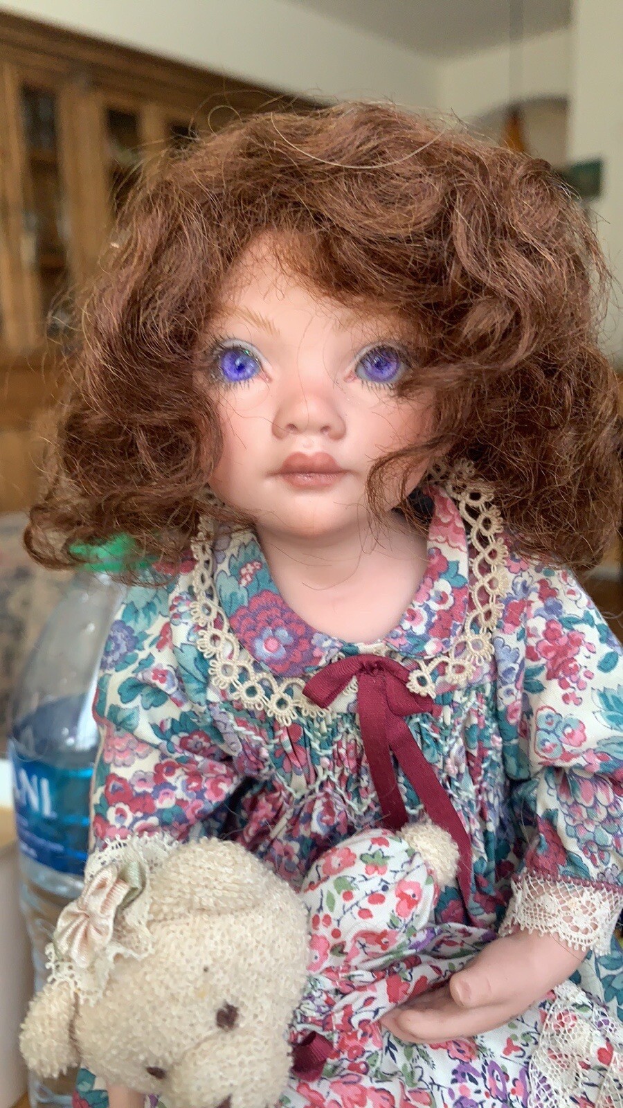 Vintage Global Dolls Full Cap Doll Wig Mohair 'Charlotte' Light Brown ...