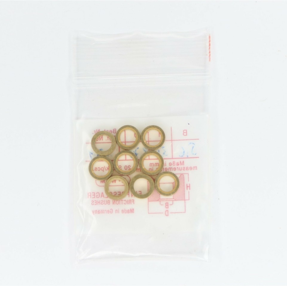 Brass Clock Bushings KWM Friction Bushings 9 Count L131 NOS - HL321 | eBay
