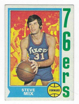 1974-75 TOPPS STEVE MIX #56 PHILADELPHIA 76ERS | eBay
