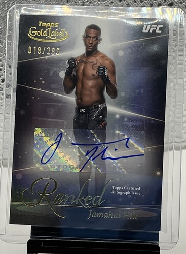 2024 Topps Gold Label UFC SSP Jamahal Hill Ranked Autograph /296 | eBay