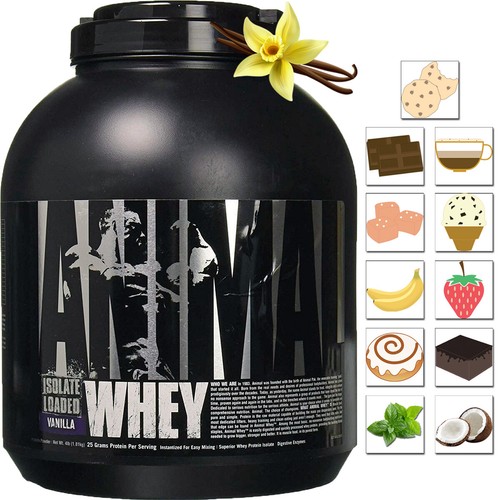Universal Nutrition Animal Whey Isolate Loaded Protein Powder - 54 ...