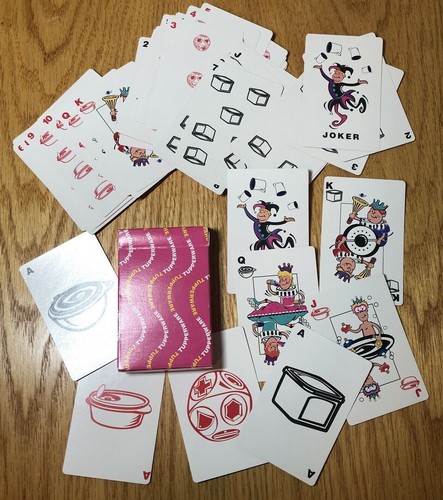 Vintage Tupperware Playing Cards - 1993 - Complete Open Deck - Great To ...