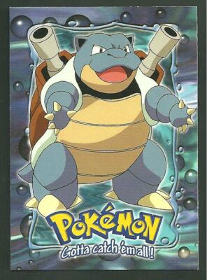 Topps Pokemon Stage 3 Trading Card E9 of 12 #09 Blastoise NON-FOIL NON ...