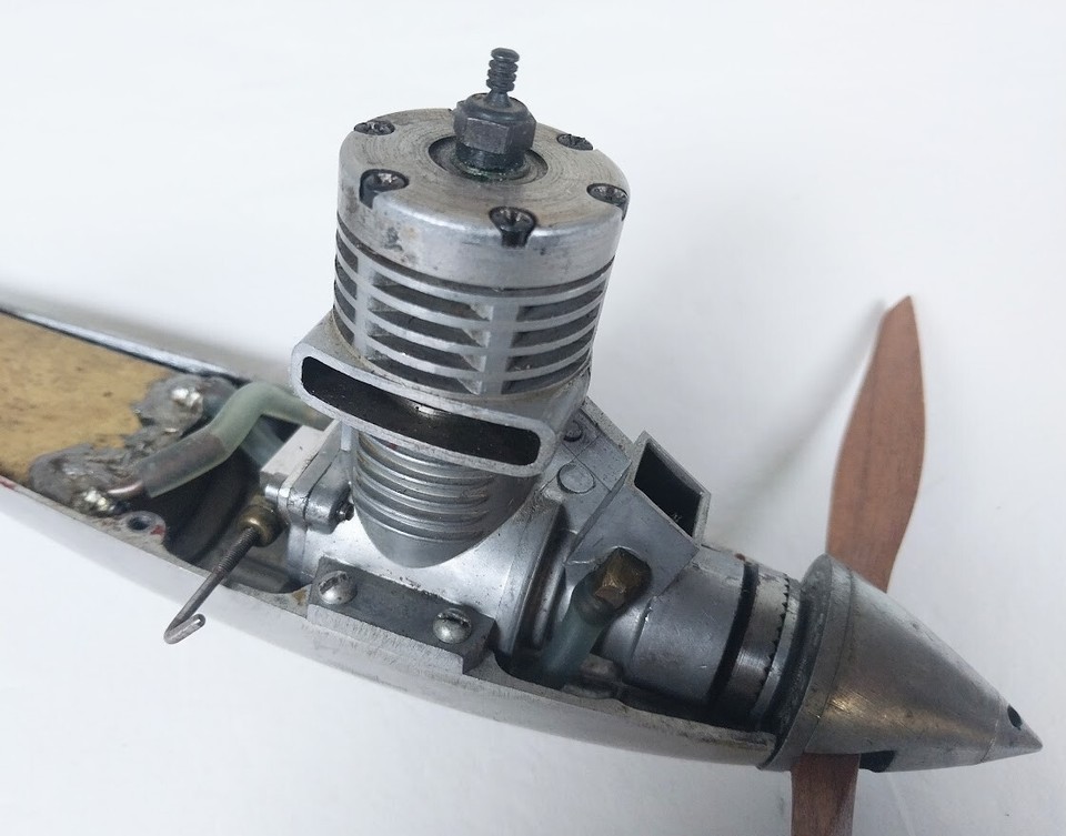 VINTAGE CONTROL LINE SPEED AIRPLANE MONO LINE 29 X FOX SUPER TIGRE ORIG ...