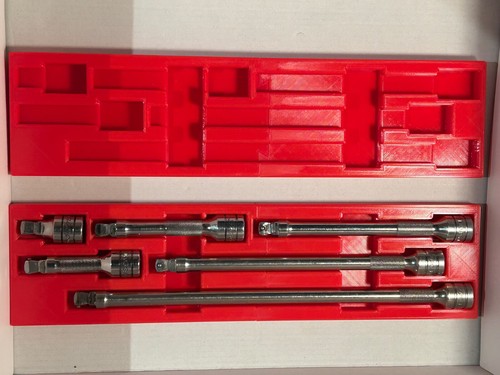 Custom Tray for 3/8 Snap On Extension set 206AFXWP 206AFX RED | eBay