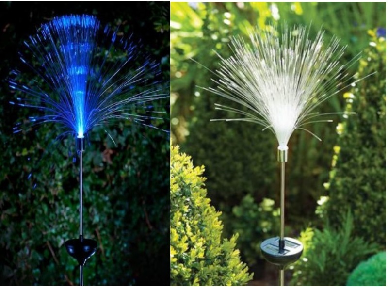 Fiber Optic Led Garden Lights Solar LED Jellyfish Lights Outdoor
