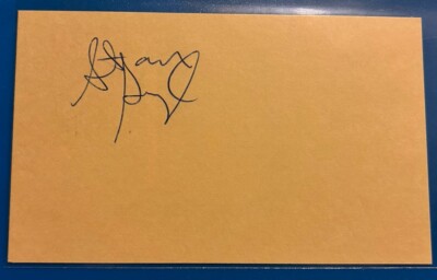 Stan Smyl Hand Signed Auto Autograph Index Card Vancouver Canucks | eBay