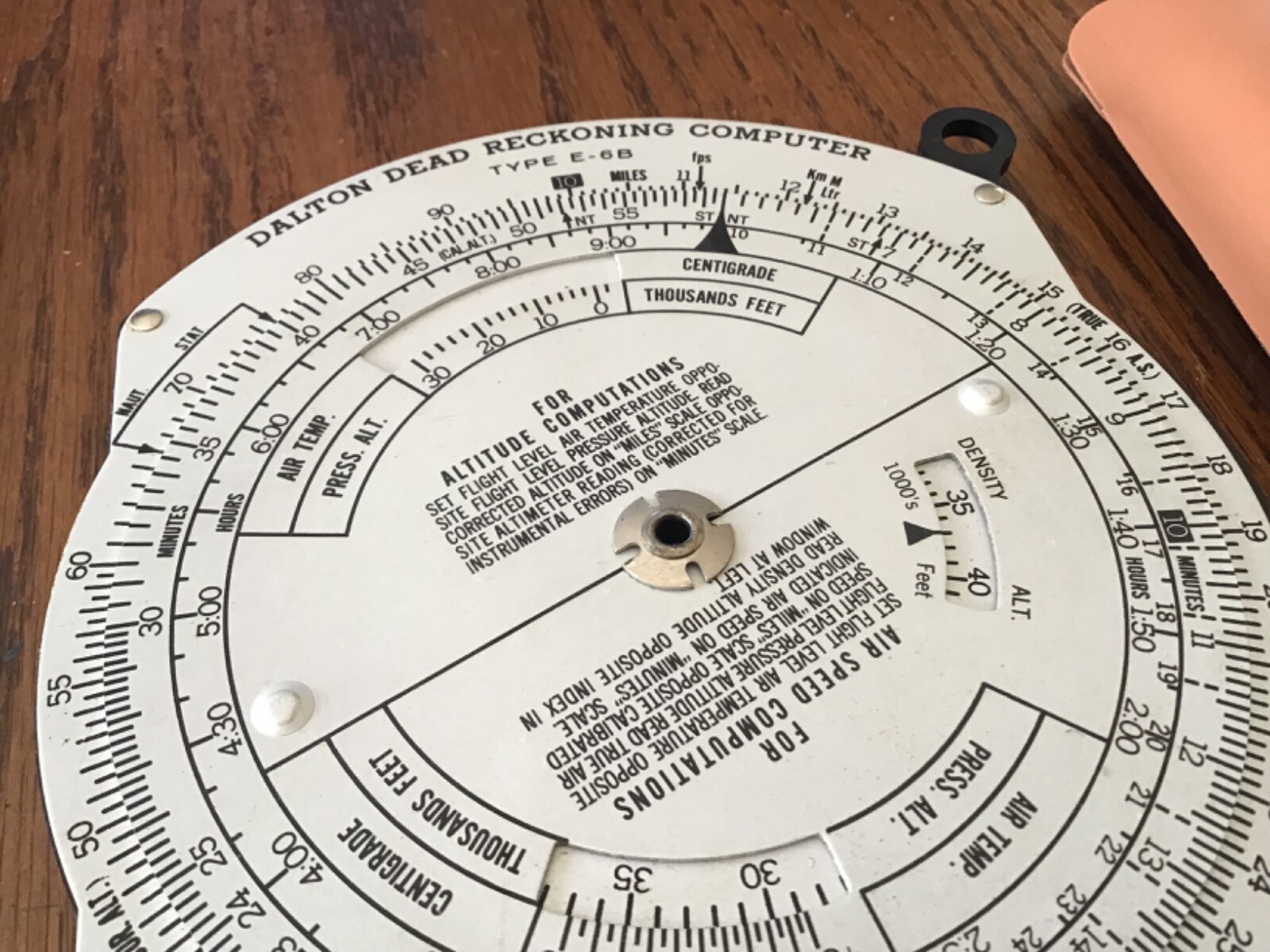 Dead Reckoning Dalton Computer Type E-6B Flightpath Navigation ...